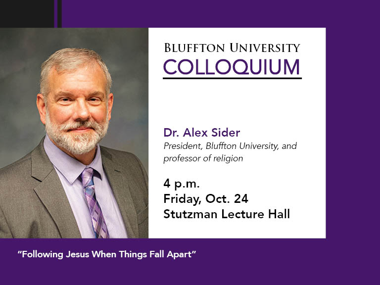 Sider to present Faith and Resilience Amidst Disruption | Bluffton Icon