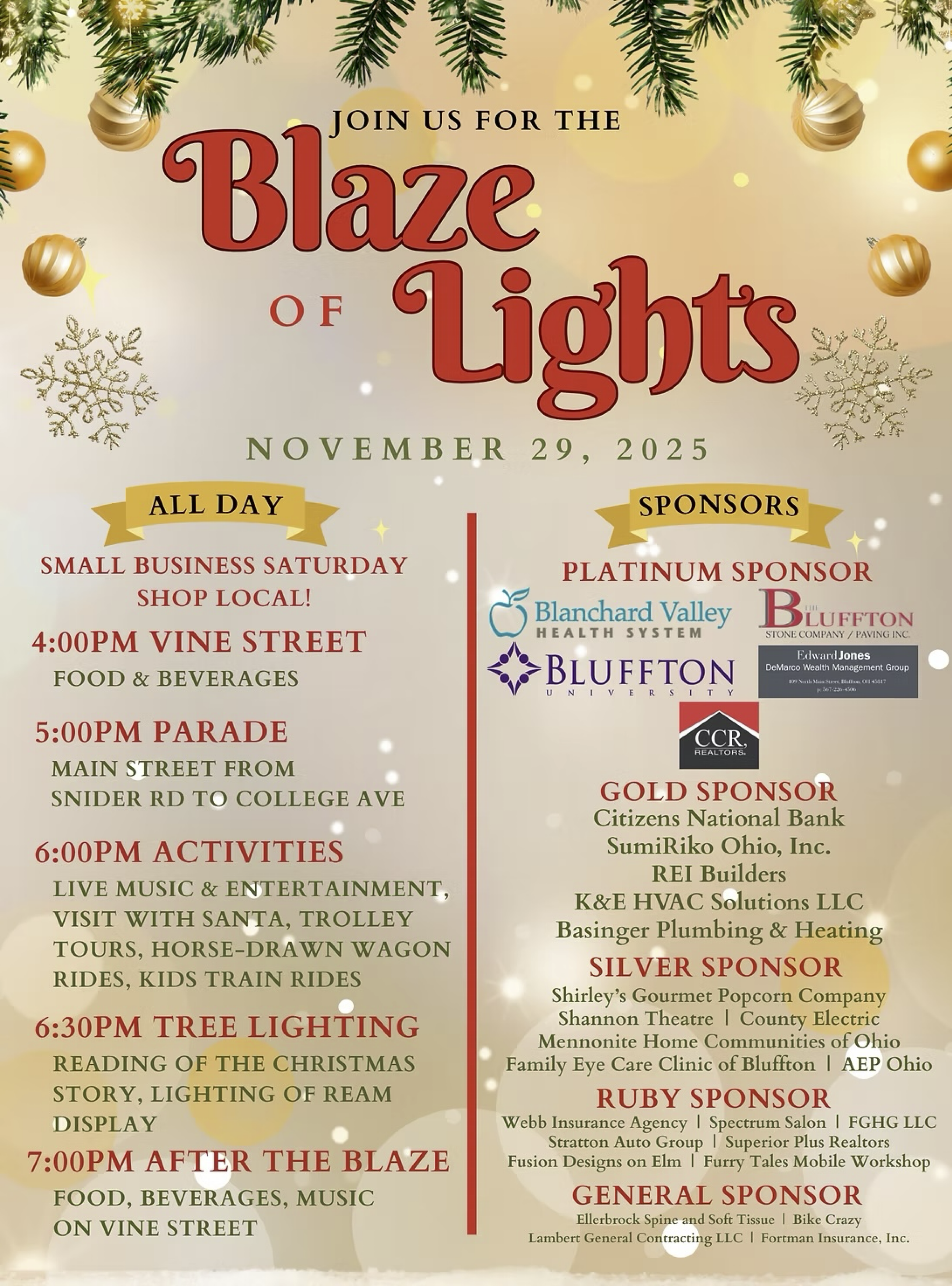 Jim E. and Rex Howard chat about the 2025 Blaze of Lights | Bluffton Icon