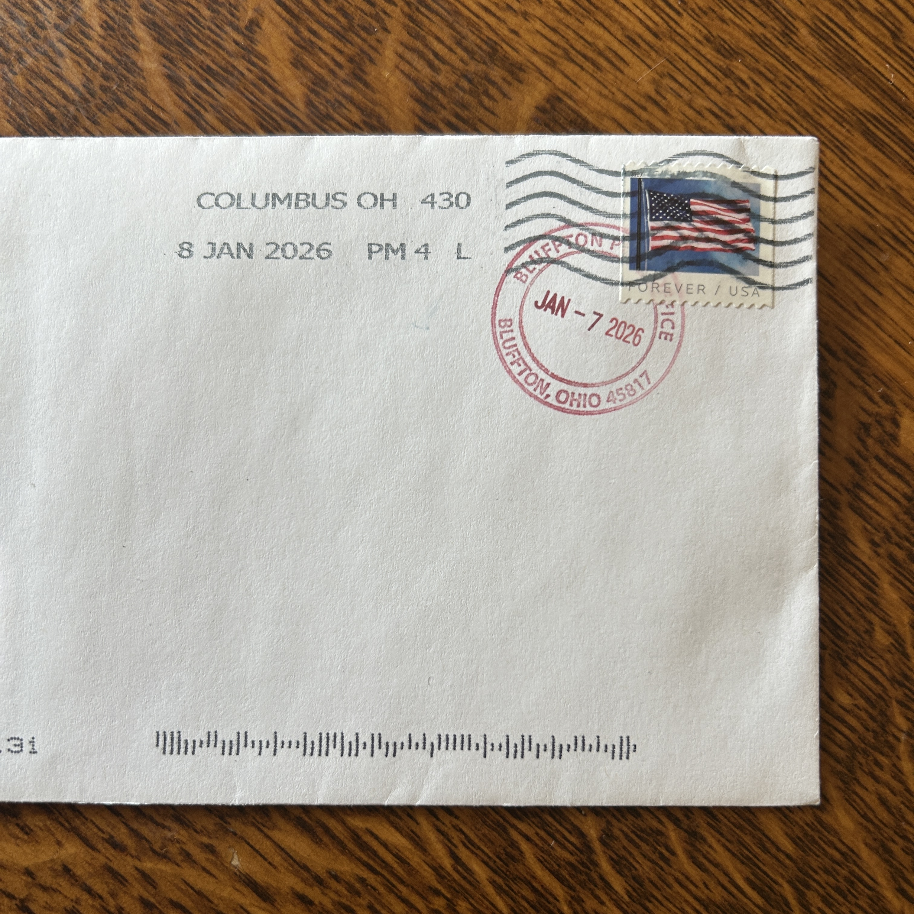 How long from Bluffton to Bluffton by USPS? | Bluffton Icon
