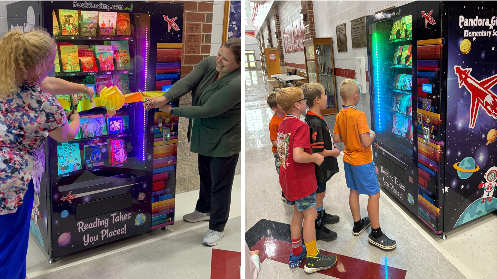 Book vending machine and book clubs introduced at Pandora Gilboa ...