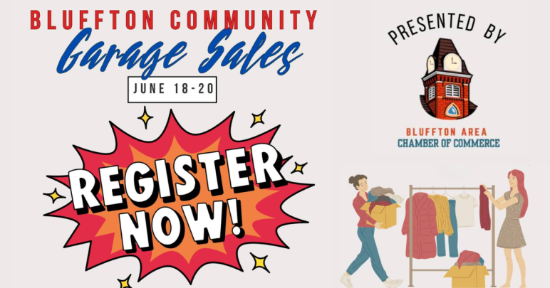 Register June 18-19-20 garage sales with Bluffton Chamber | Bluffton Icon
