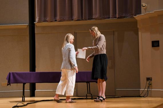 Students honored at Bluffton University Forum | Bluffton Icon